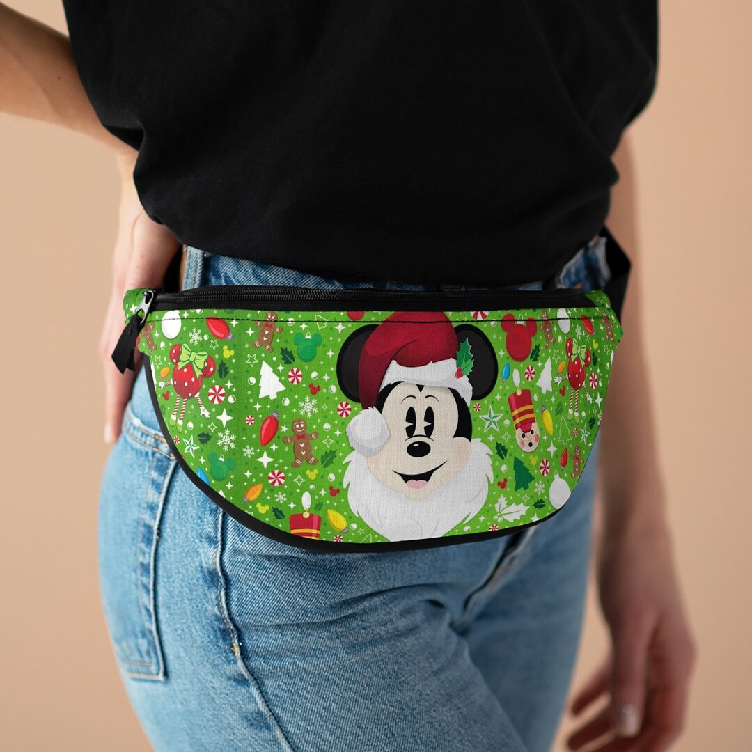 Disney Christmas Mickey Fanny Pack - Etsy