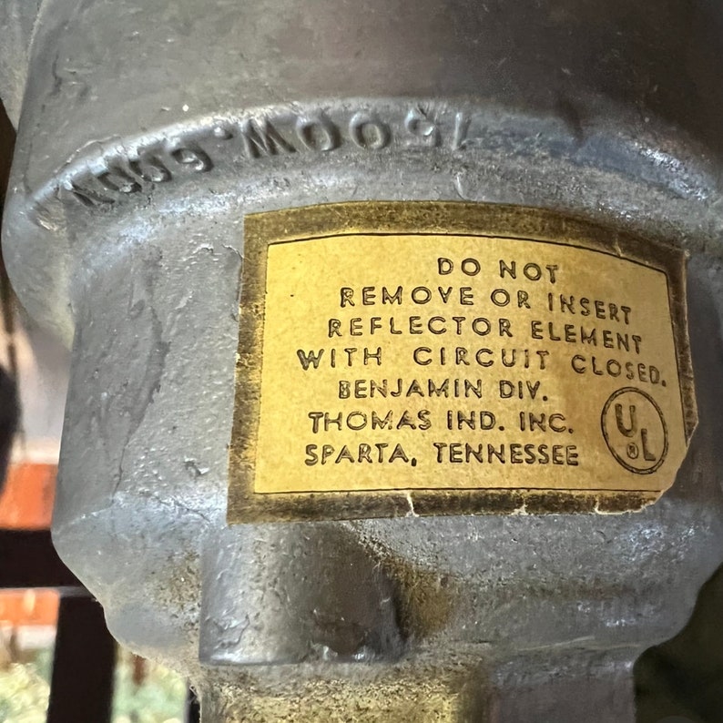 Vintage White Benjamin Barn/factory/industrial Enamel Pendant Light ...