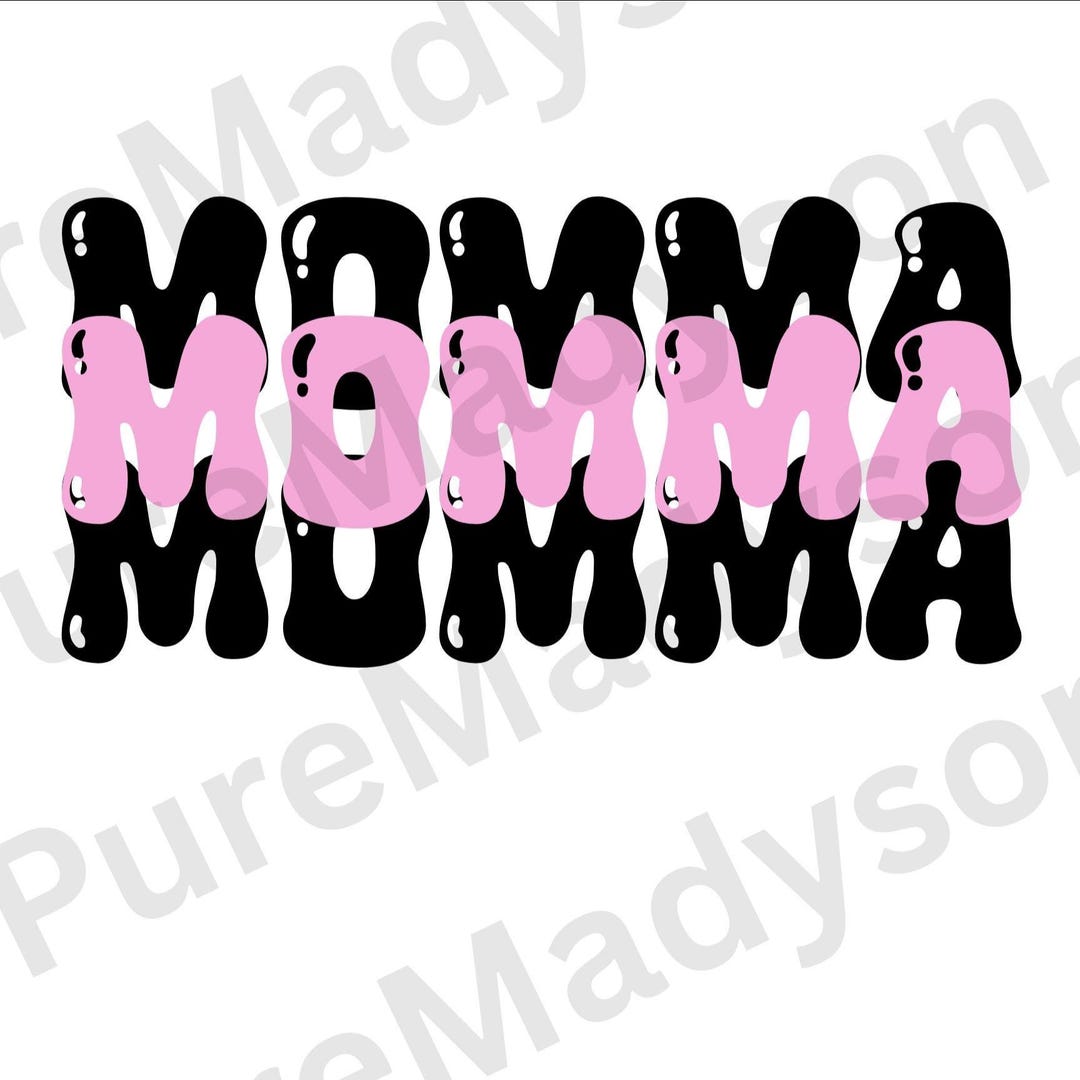 Momma SVG | Momma Stacked Svg | Font | SVG Cut File - Etsy