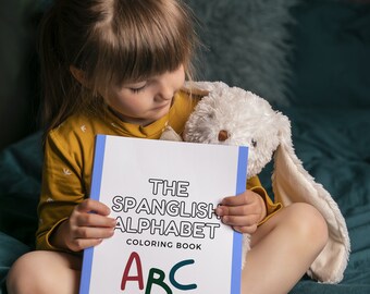 Bilingual Coloring Book - Etsy