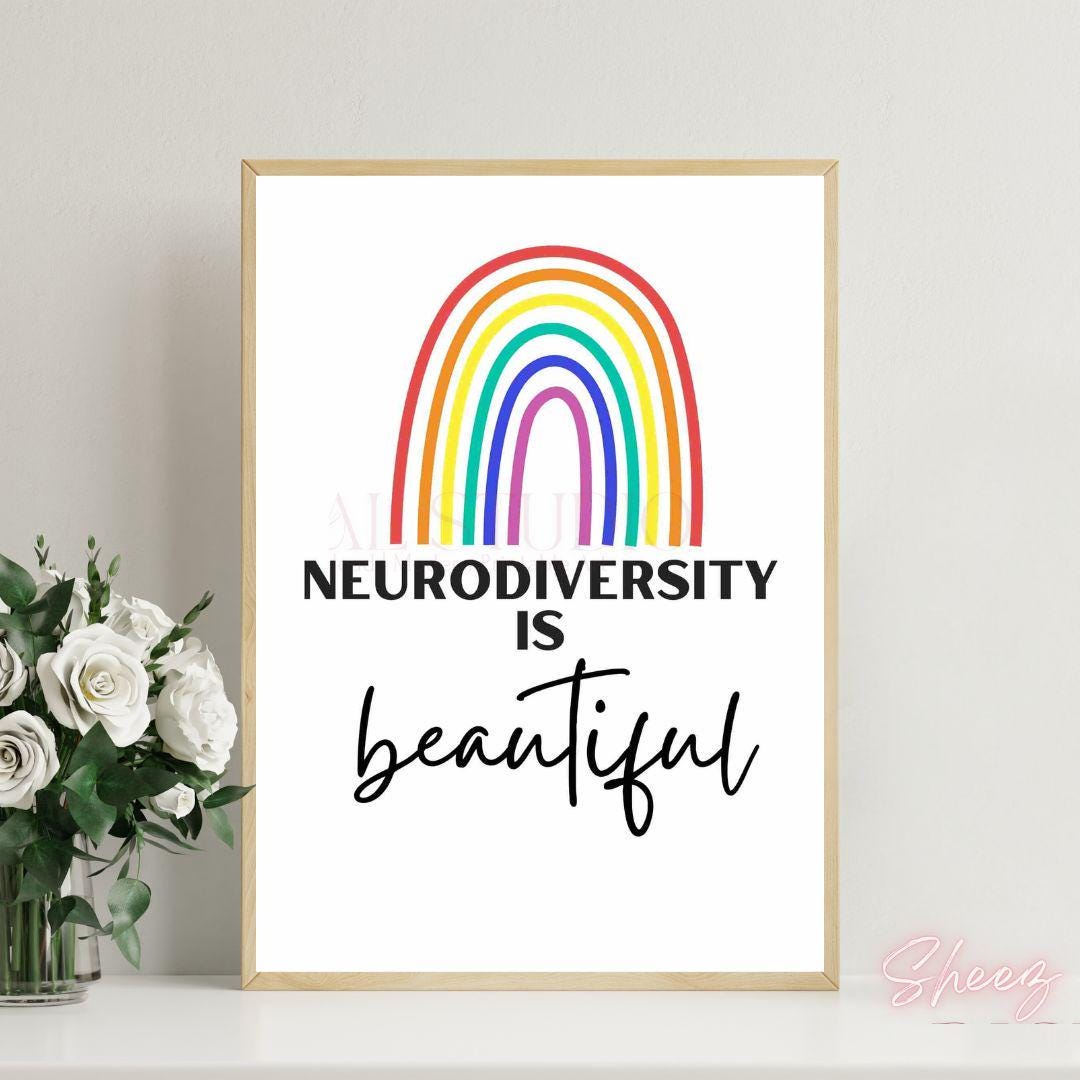 Neurodiversity Posters, Autism Awareness Class, Neurodiversity is ...