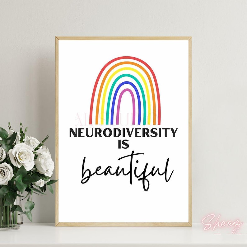 Neurodiversity Posters, Autism Awareness Class, Neurodiversity is ...