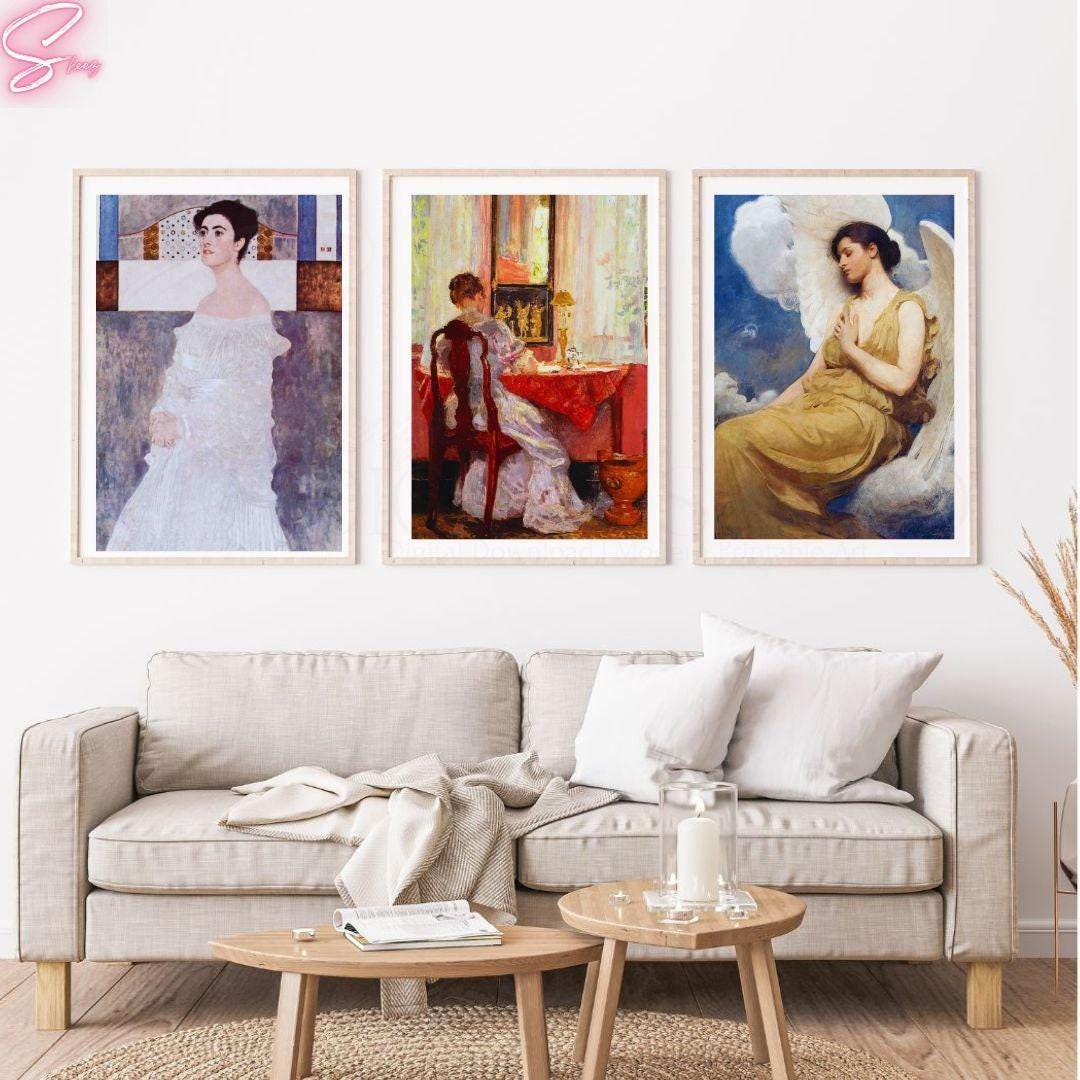 Iconic Art Bundle |famous Paintings | Monet, Van Gogh, Klimt, Kandinsky ...