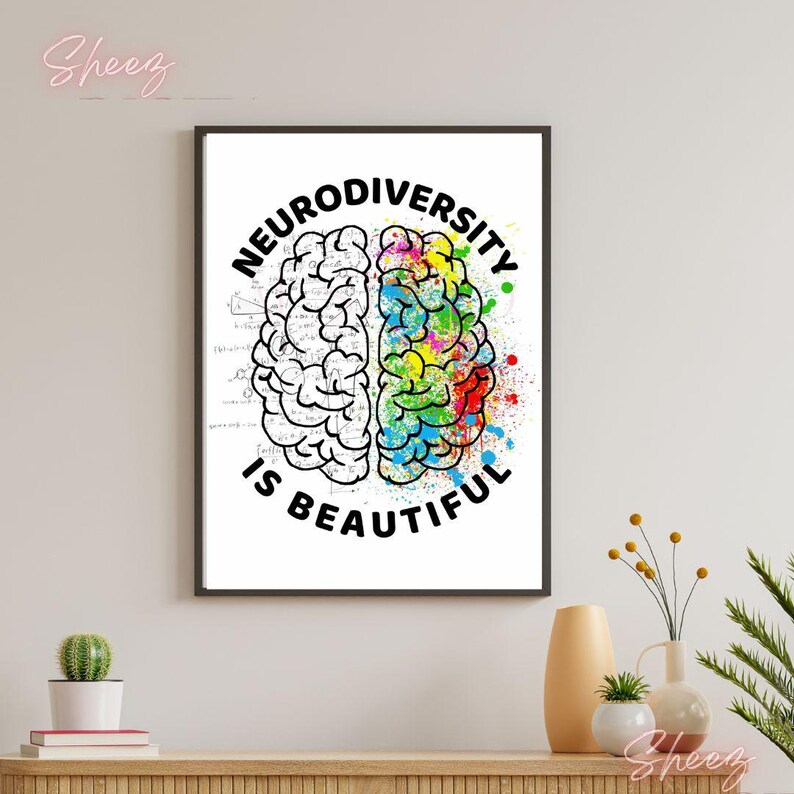 Neurodiversity Posters, Autism Awareness Class, Neurodiversity is ...