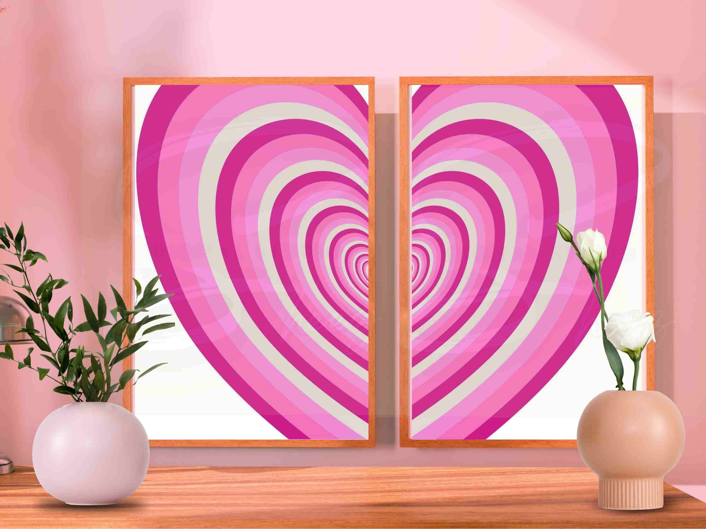 101 Preppy Aesthetic Wall Art, Pastel Preppy Wall Photo Collage, Pink ...