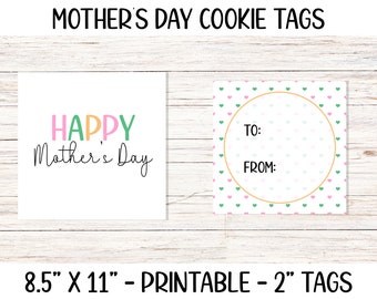 Printable best MOM Ever Mini Cookie Card 5 X - Etsy