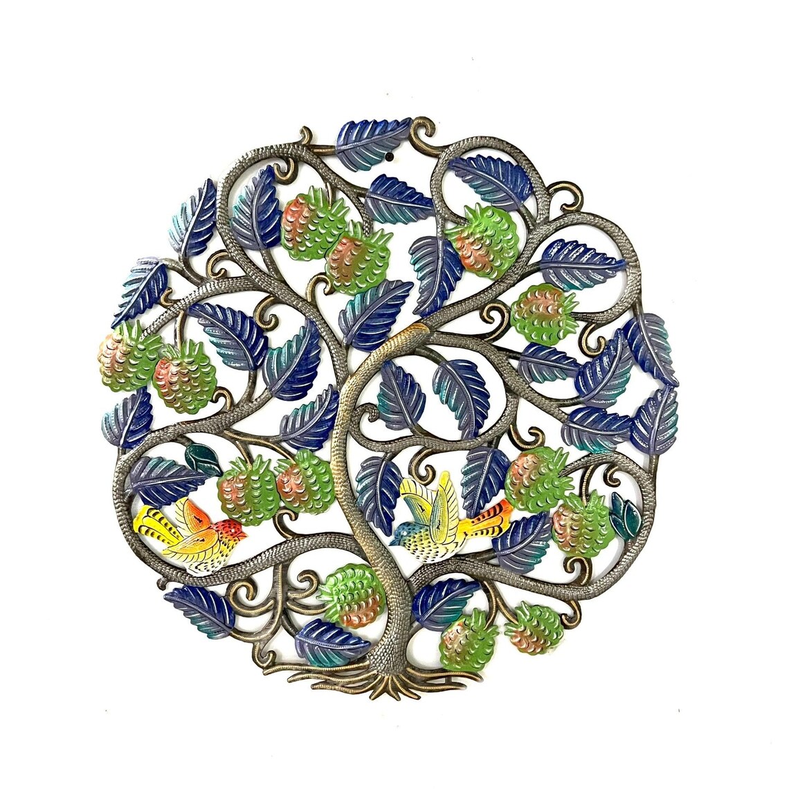 Blue Leaf Tree of Life - Etsy