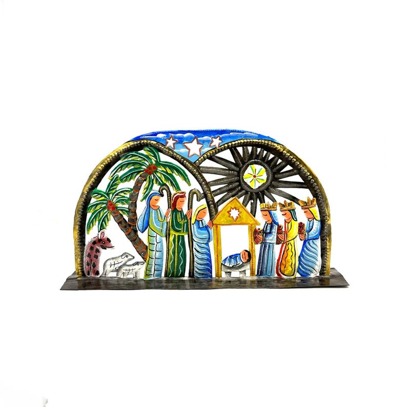 Painted Standing Nativity Arch - Etsy