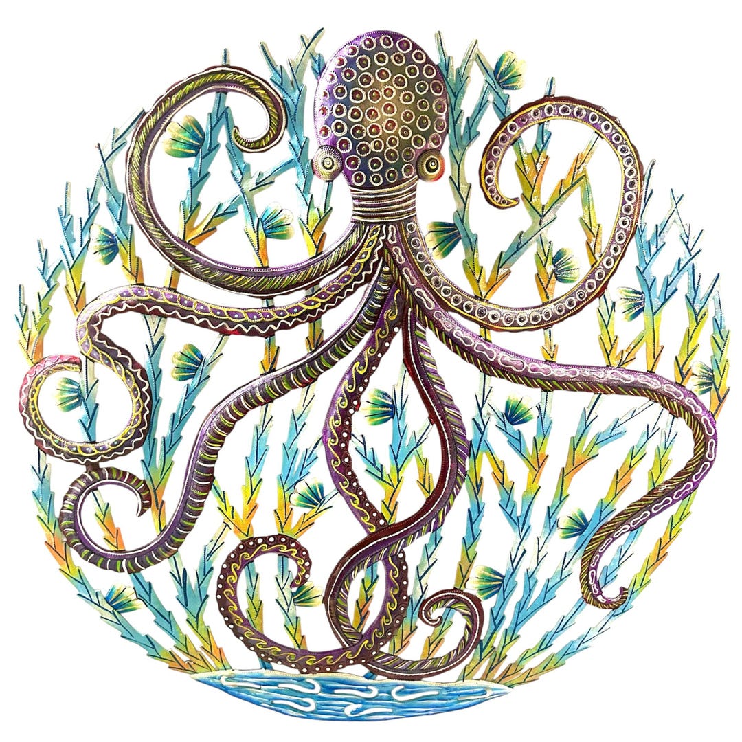 Jumbo Seven Legged Octopus - Etsy