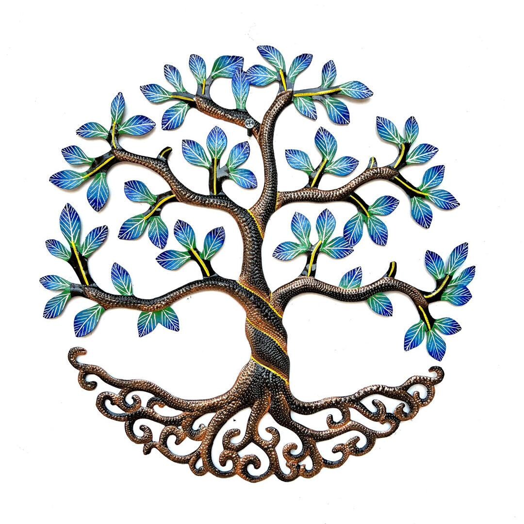 Mervil Blue Tree of Life - Etsy