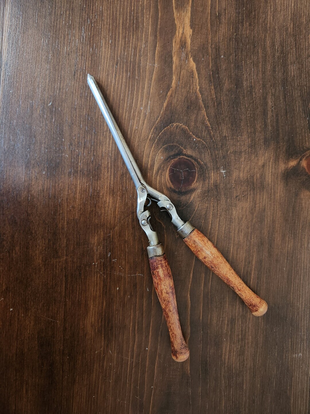 1940s Vintage Folding Hair Curler Wood Handles - Etsy