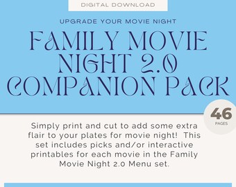 Family Movie Night-christmas Edition - Etsy