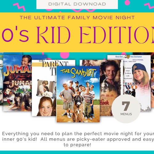 Family Movie Night-90s Kid Edition - Etsy