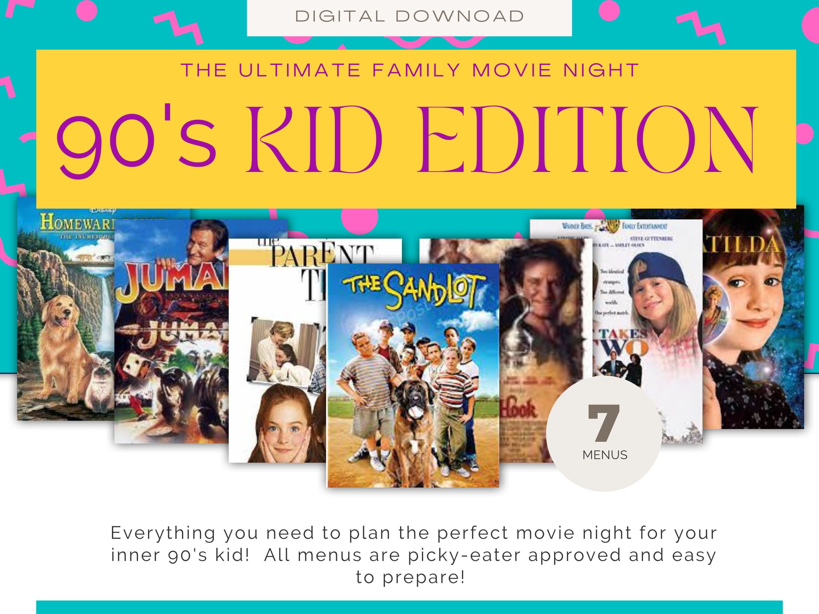 Family Movie Night-90s Kid Edition - Etsy