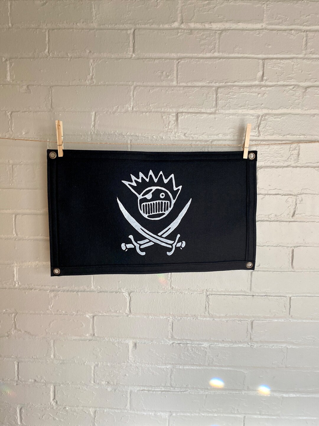 The Boognish Jolly Roger - Fan Made, Ween Inspired Felt Flag - Etsy