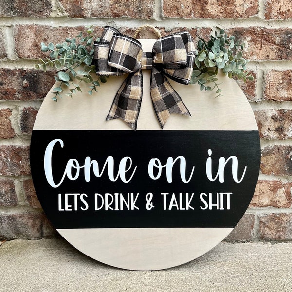 Door Hangers Come on In - Etsy