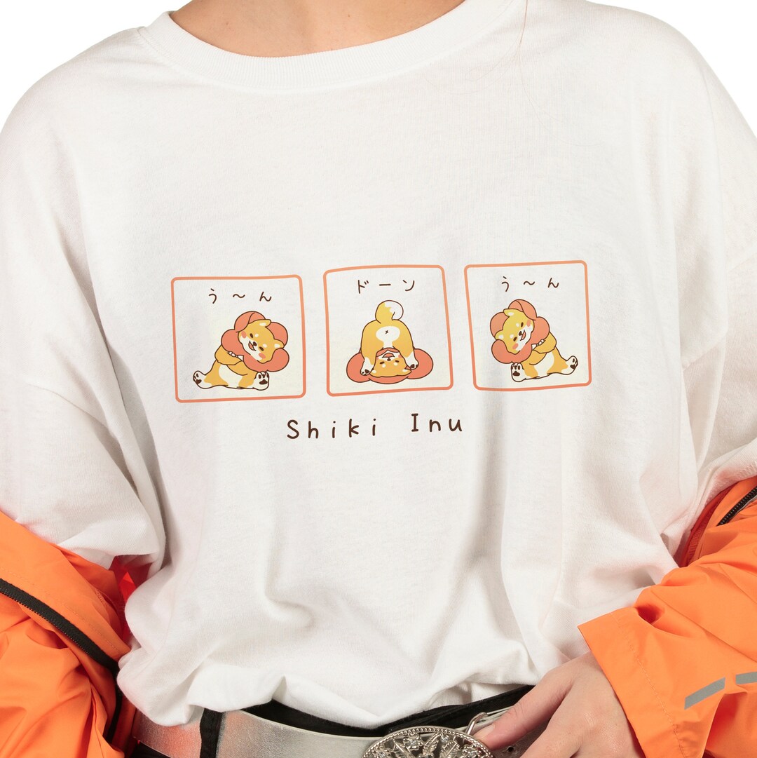 Thinking Shiki - Inu Shiba - Sakura Festival T-shirt | Unisex Softstyle ...