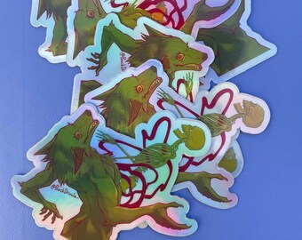 Furry Werewolf Sticker - Etsy