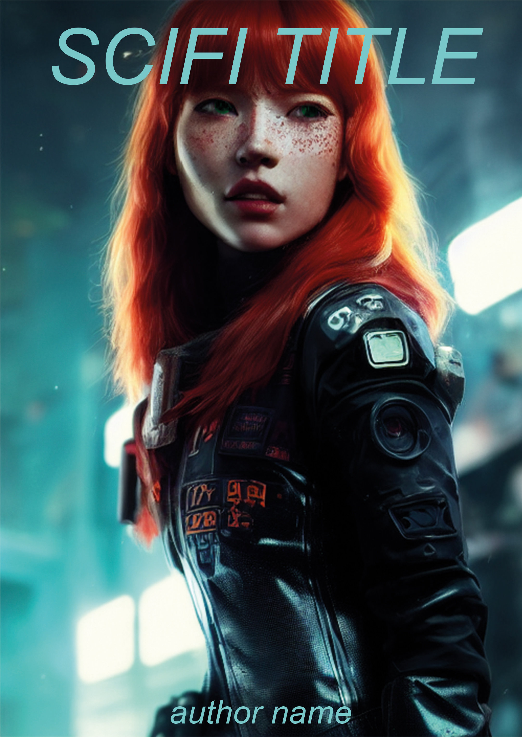 Premade Book Cover Design - Futuristic Cover for KDP, Ebook and Print - Etsy