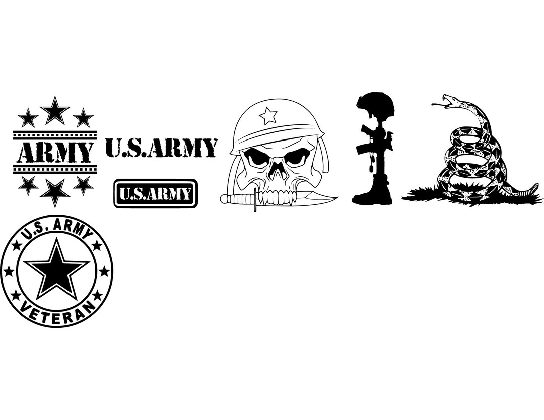 US Army Designs Bundle - Veteran Svg - Army Design Png - Army Logo ...
