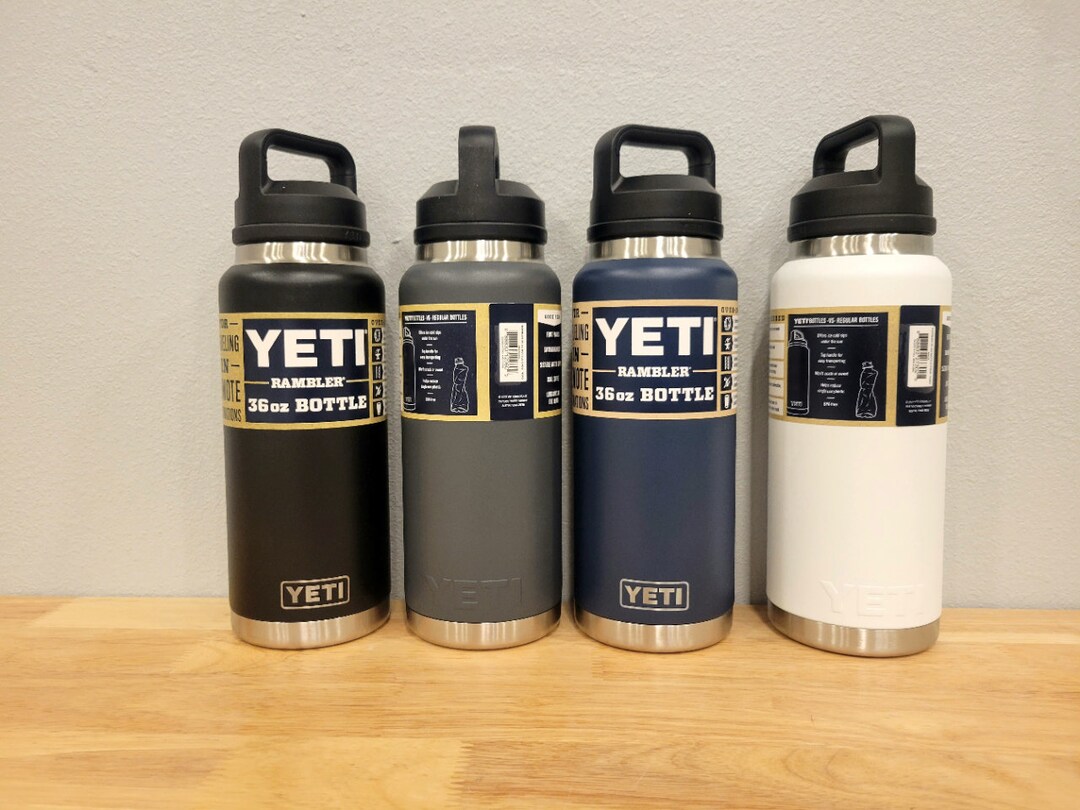 Custom Engraved YETI Water Bottle With Chug Cap - Personalised YETI 36 ...