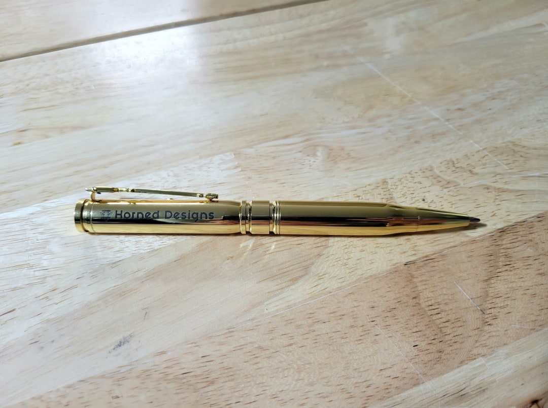 Personalized Bolt Action Bullet Shaped Pen - Custom Engraved Gift for ...