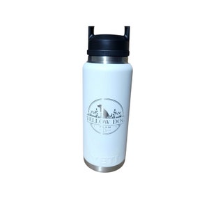Custom Engraved YETI Water Bottle W/ Straw Cap - Personalized YETI 26 ...