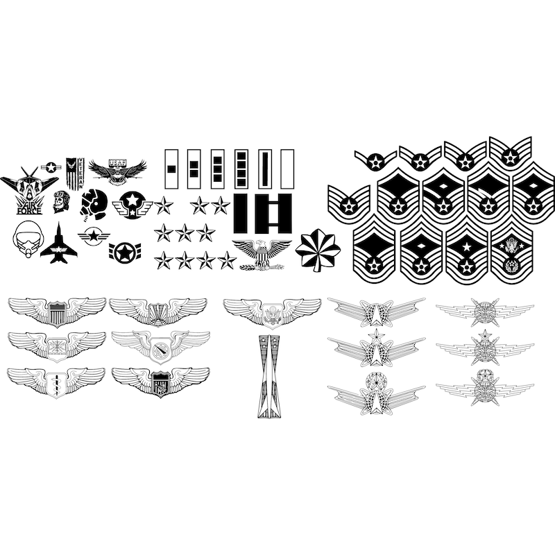 Air Force Svg - Etsy