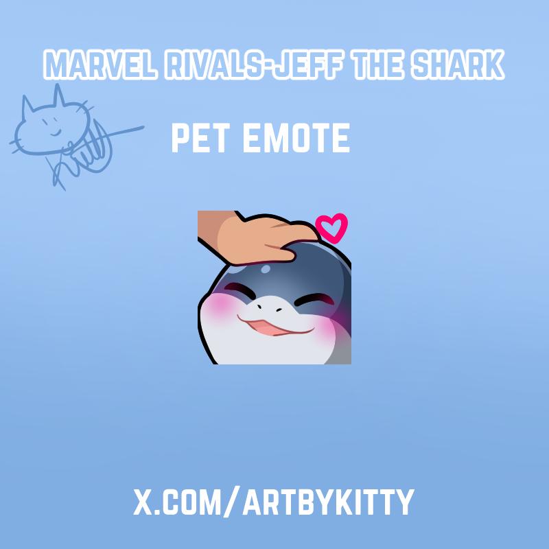 Jeff the Land Shark Static Emote / Twitch Emotes / Marvel Rivals Emotes ...