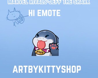 Jeff the Land Shark Static Emote / Twitch Emotes / Marvel Rivals Emotes ...