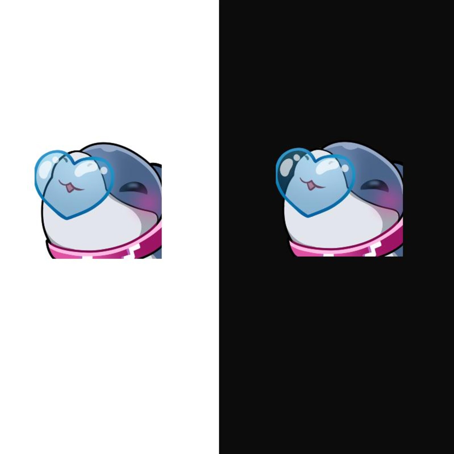 Jeff the Land Shark Heart Emote for Twitch/discord (digital Download ...