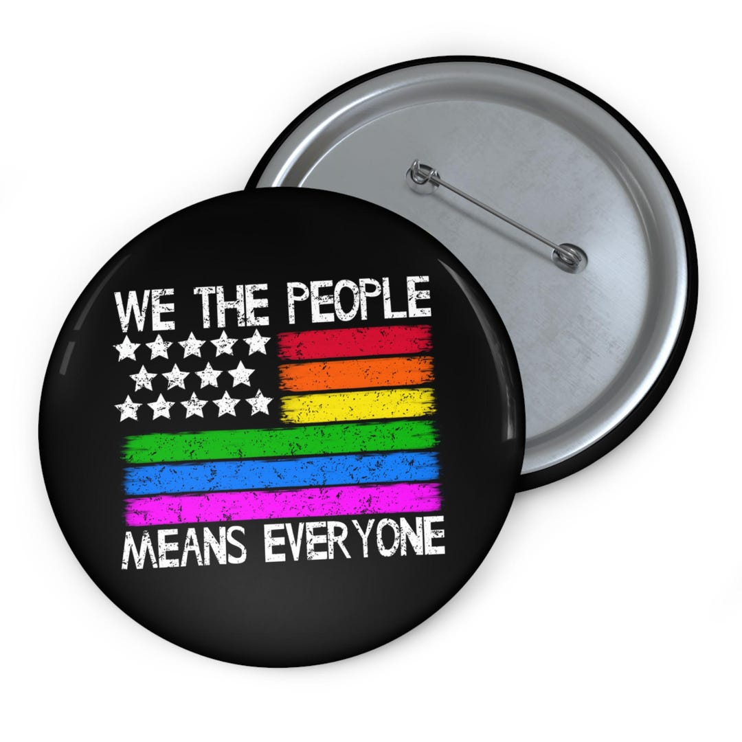 Social Equality Button – Activism Protest Pin, Political Statement ...