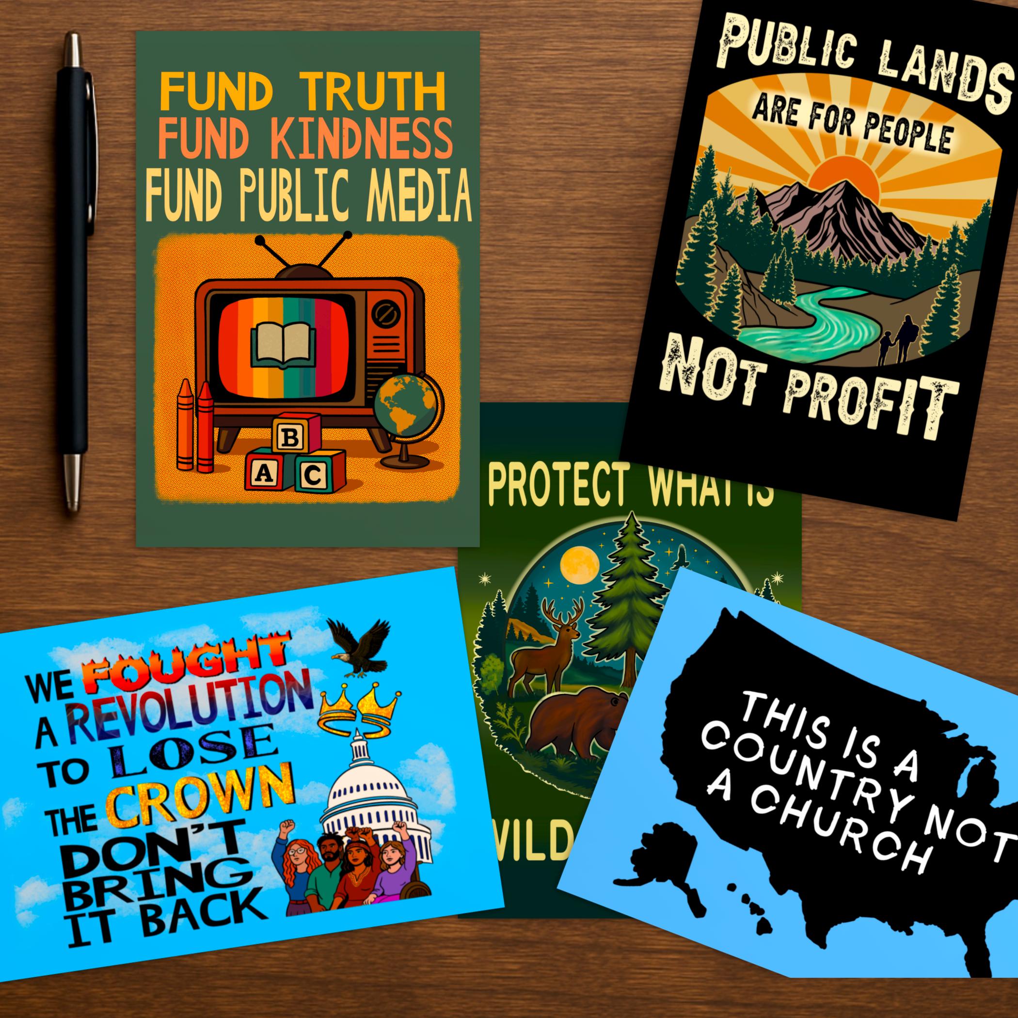 Choose Your Own Protest Postcards – Political Activism Cards for ...