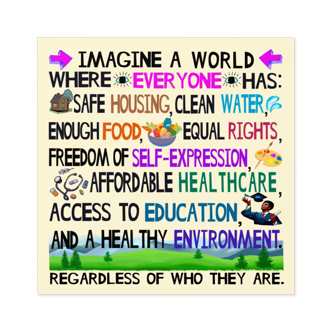 Equality Sticker for Change Motivational Activism Decal Eco-friendly ...