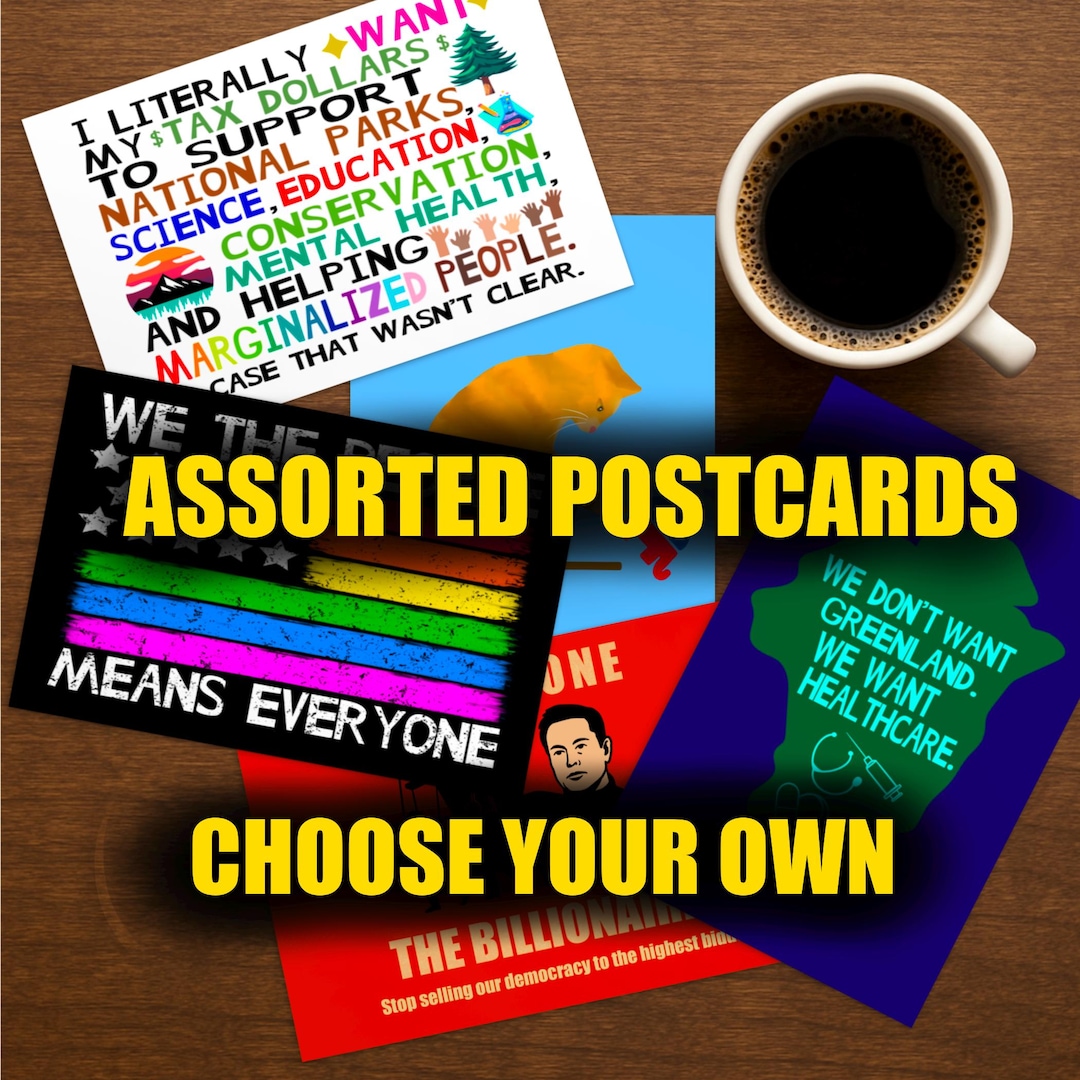 Choose Your Own Protest Postcards – Political Activism Cards for ...