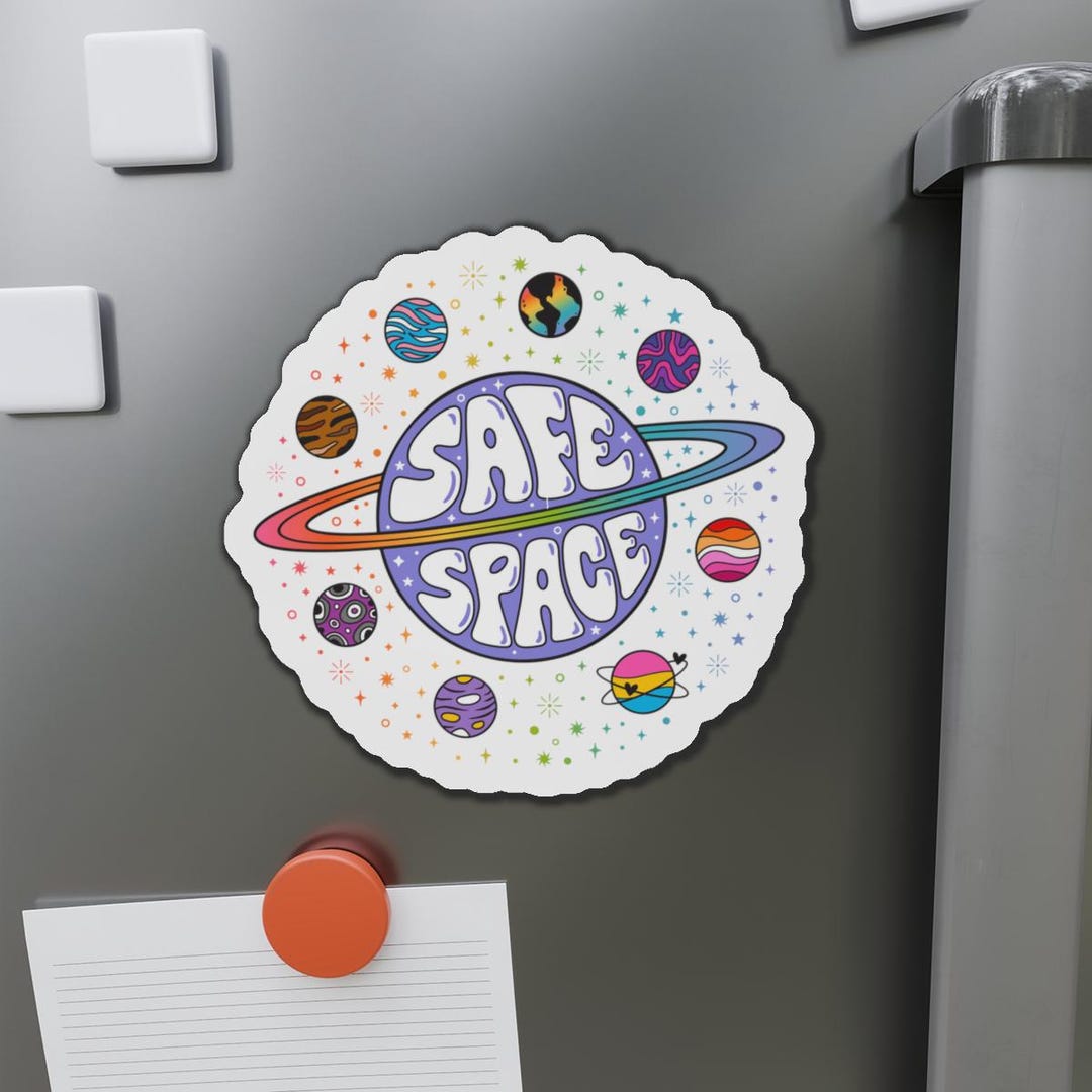 Safe Space Magnet, LGBTQ Safe Space, Inclusivity Decal, Therapy Office ...