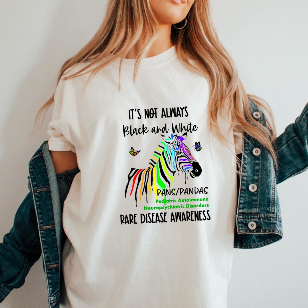 PANS PANDAS Shirt: Rare Disease Awareness T-shirt Support PANDAS ...