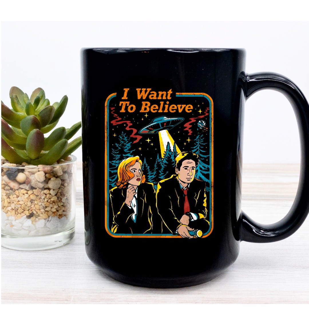 Alien Conspiracy Mug: UFO Believer Coffee Cup, Sci Fi Gift for X Files ...