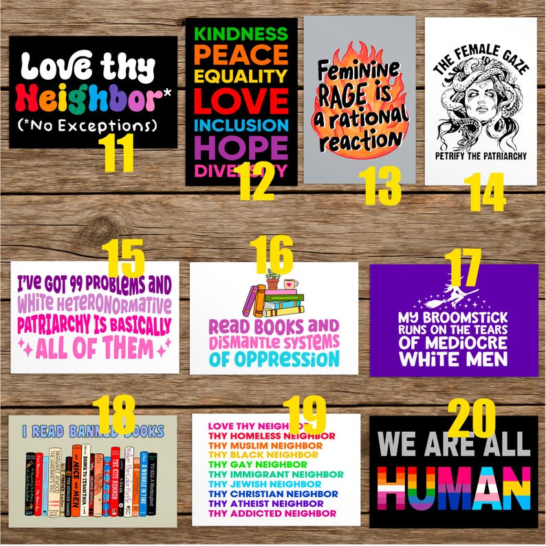 Choose Your Own Protest Postcards – Political Activism Cards for ...