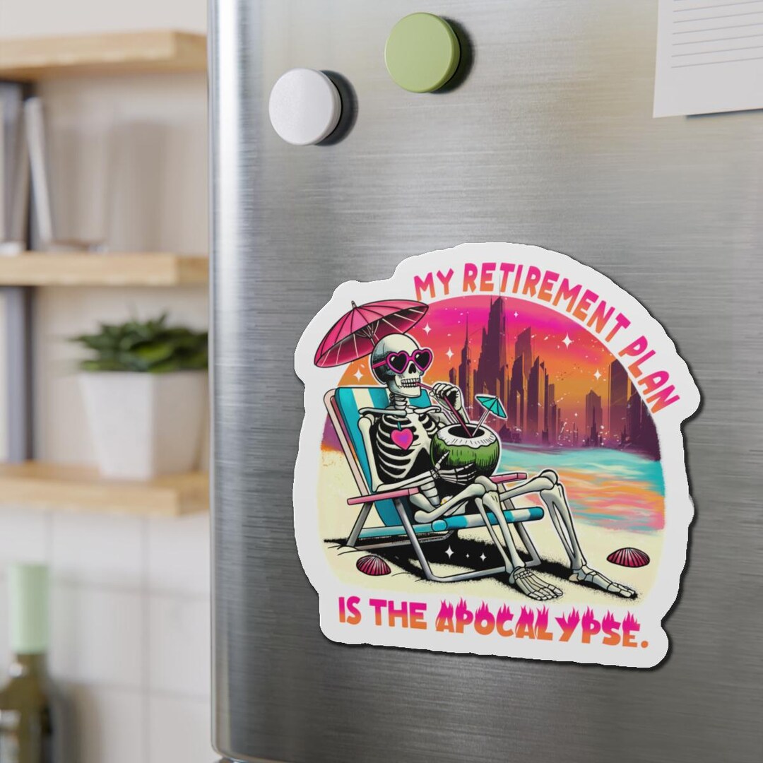 Climate Change Magnet Dark Humor Gift Apocalypse Vibe Fridge Decor - Etsy