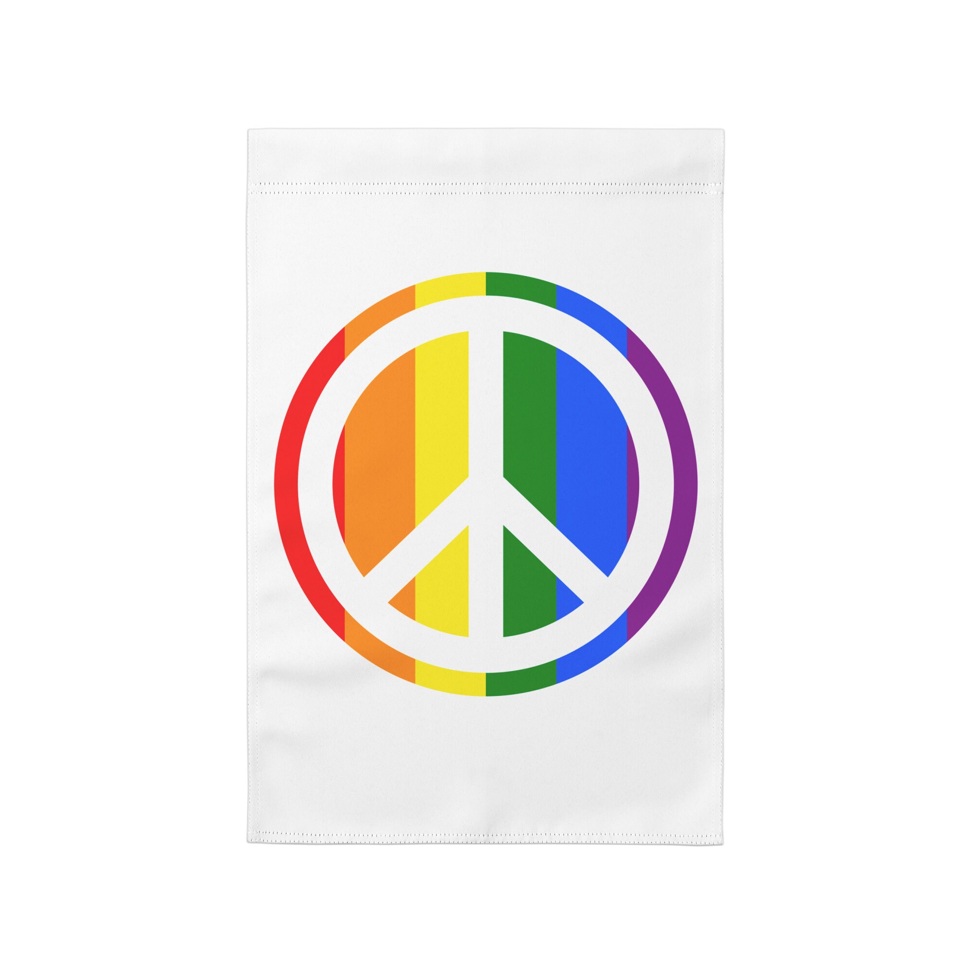 Rainbow Peace Garden Flag Peace Pride Flag LGBTQ Peace Yard Flag - Etsy