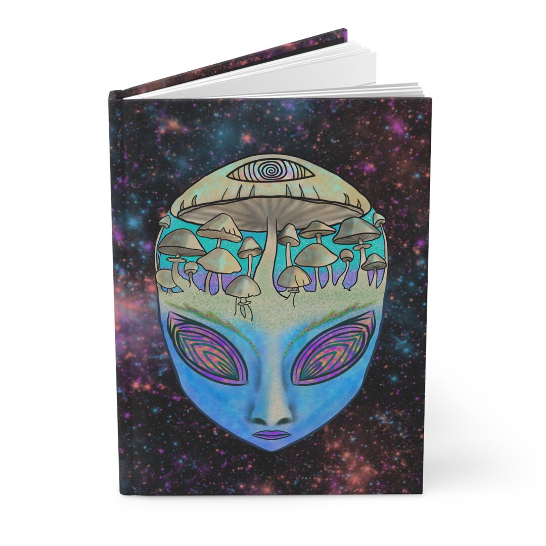 Alien Journal Psychedelic Journal Unique Notebook Gift for Artists ...