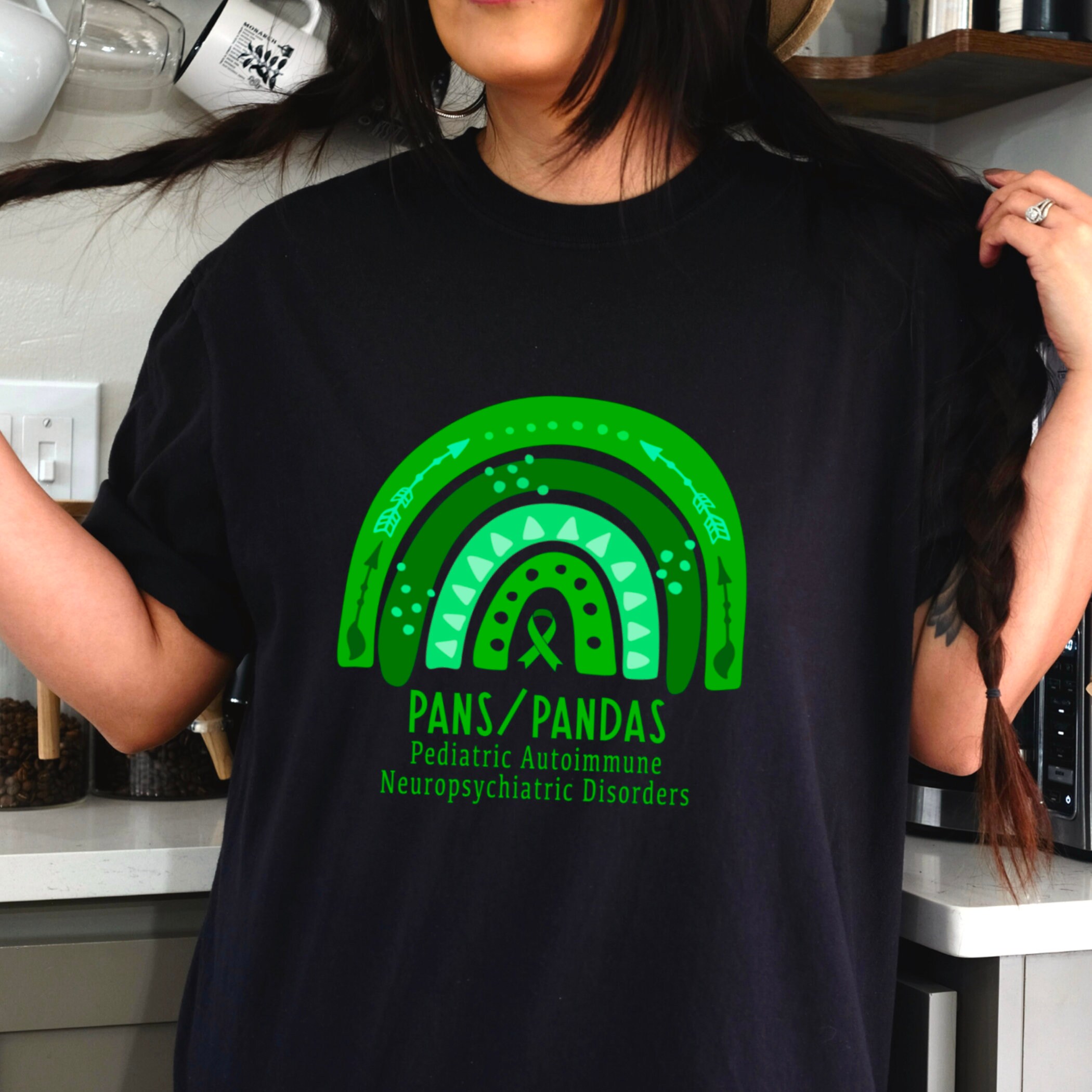 PANS PANDAS Awareness Unisex Short Sleeve Tee Pediatric Autoimmune ...