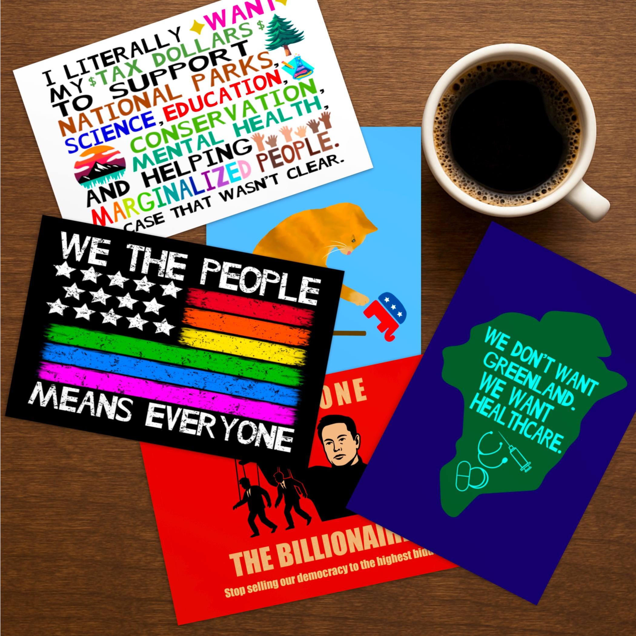 Choose Your Own Protest Postcards – Political Activism Cards for ...