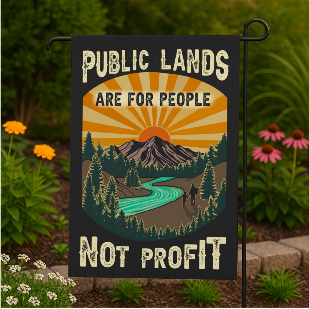 Public Lands Flag Conservation Awareness Banner Eco-friendly Outdoor ...