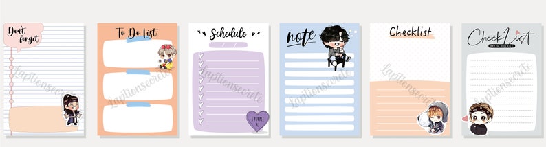 Cute Daily to Do List Printable, Instant Download, Daily Planner ...