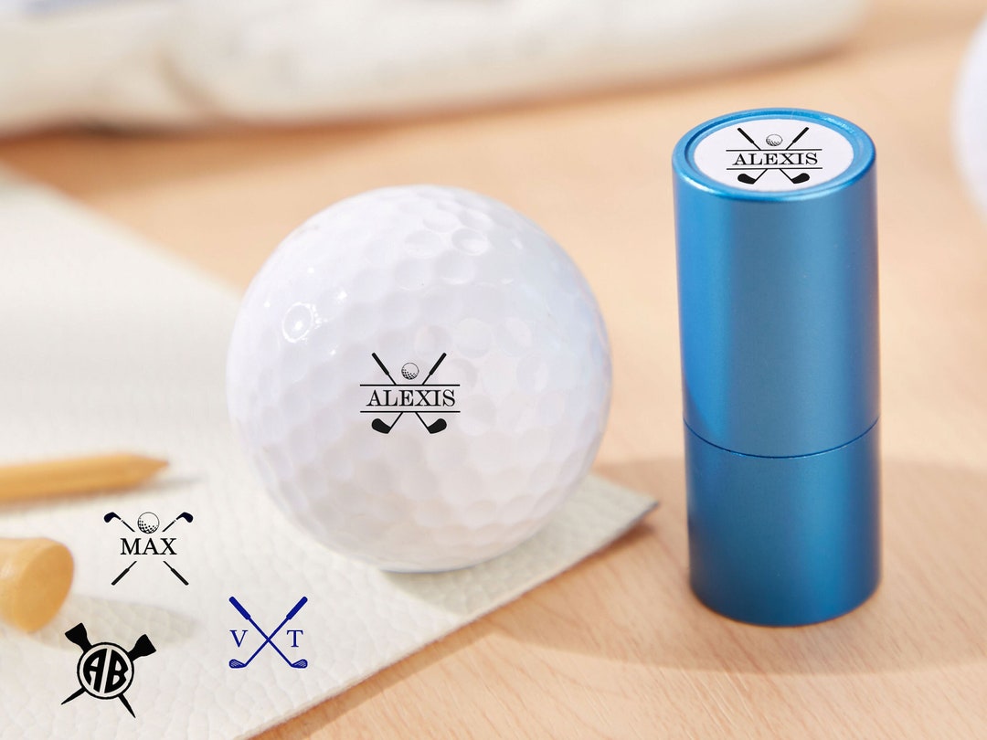 Custom Golf Ball Stamp-golf Ink Stamp-golf Gifts-golf Ball Marker ...