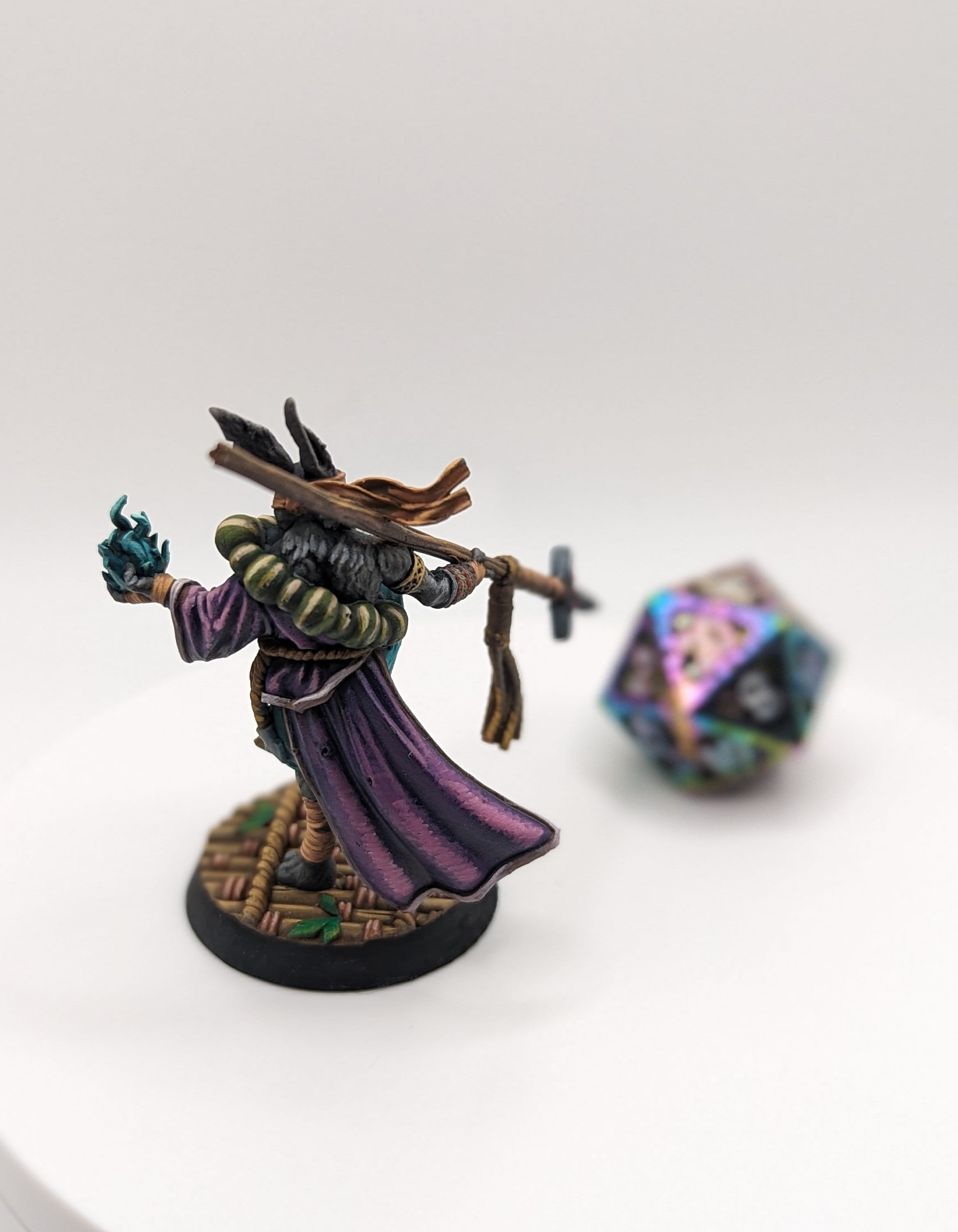 Hand Painted Harengon Harefolk Monk Miniature Dungeons and Dragons - Etsy