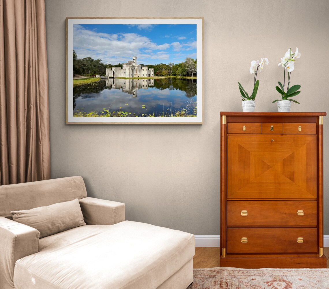 Bellville Texas Castle Photography Art Print, Lake Landscape Metal Art ...