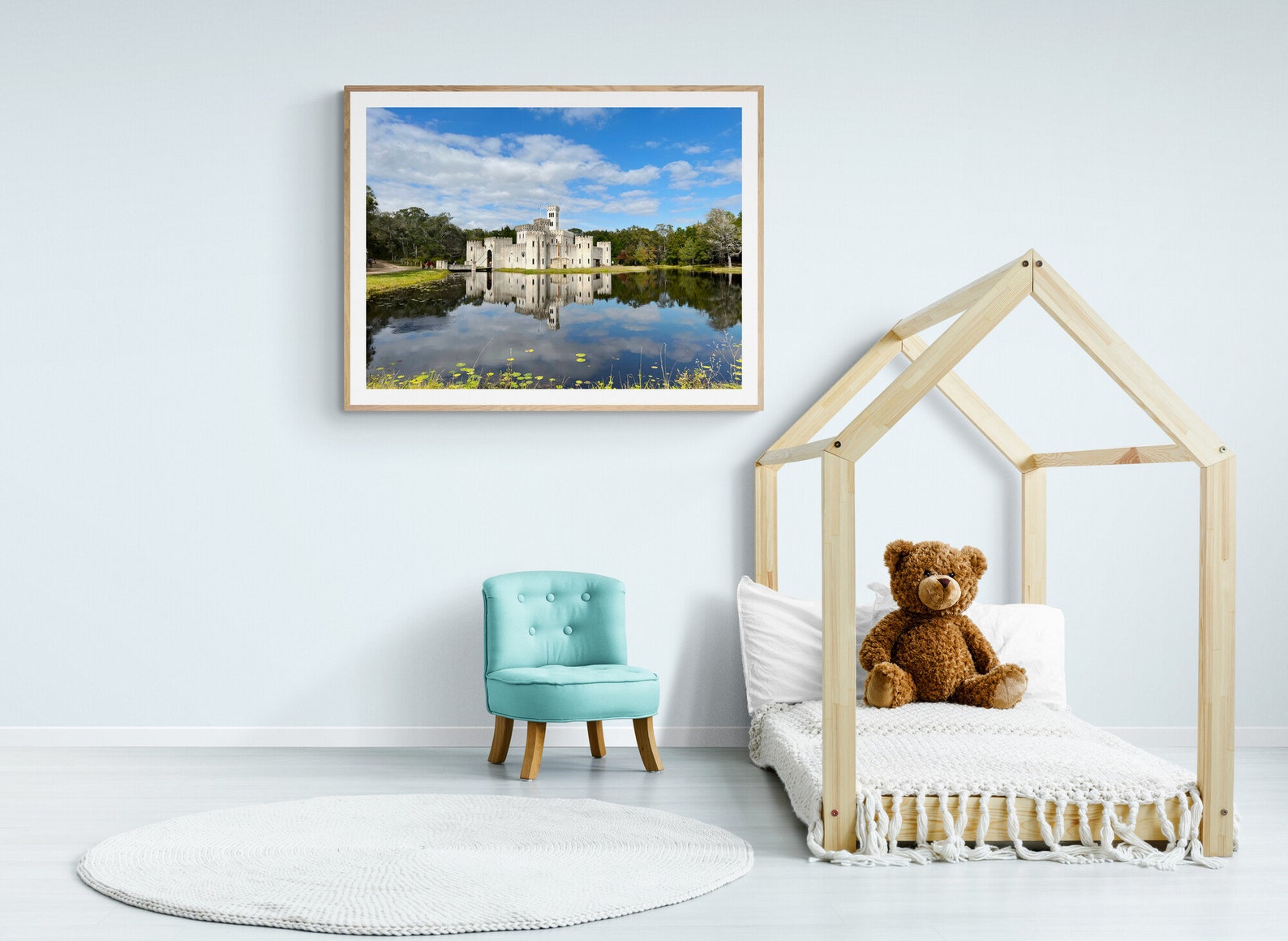 Bellville Texas Castle Photography Art Print, Lake Landscape Metal Art ...